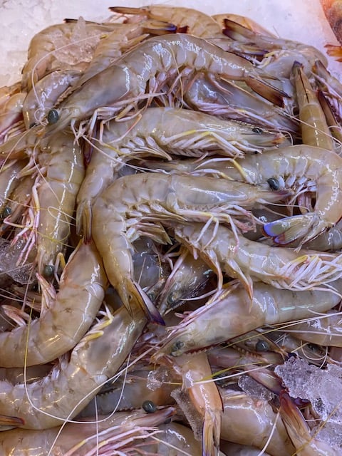 Fresh LARGE Green Prawns - Ocean Made Seafood